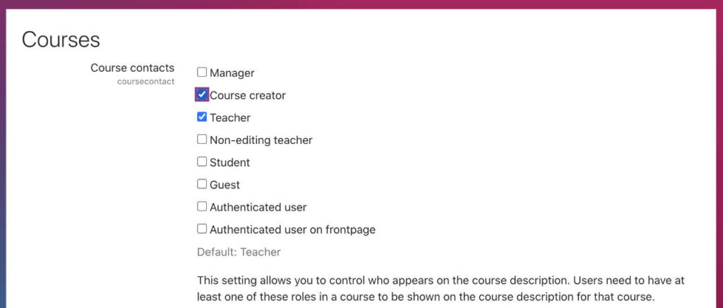 How to Attribute a Course to Its Course Creator in Moodle – XELIUM ...