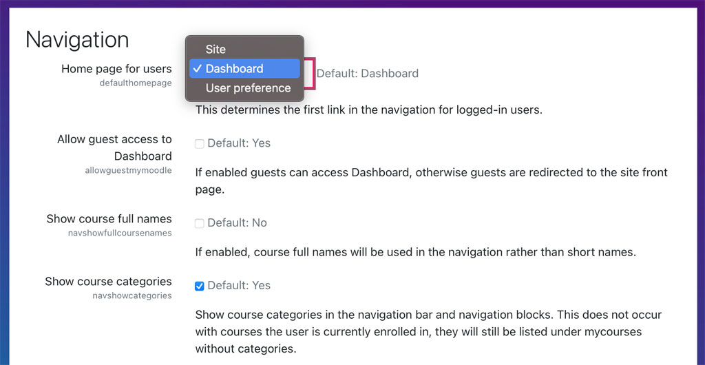 How To Add A Custom Message To Dashboard On Moodle XELIUM Clarity Defined