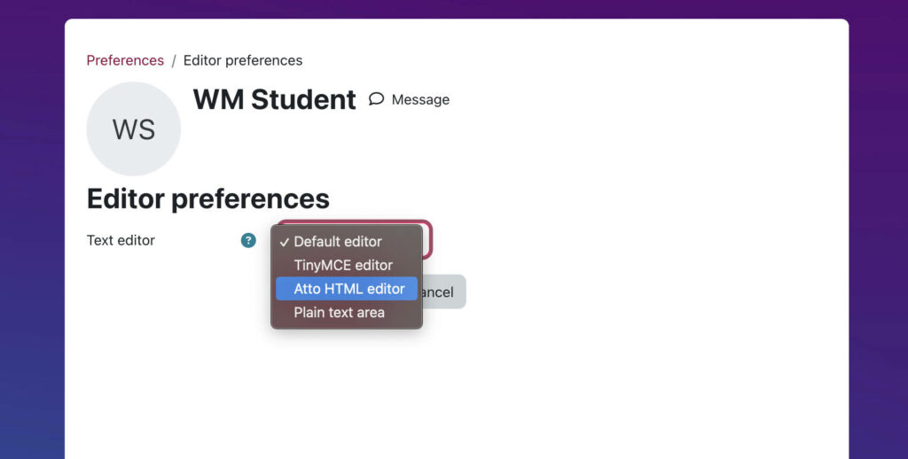 How to make TinyMCE Editor the default text editor in Moodle – XELIUM : clarity defined