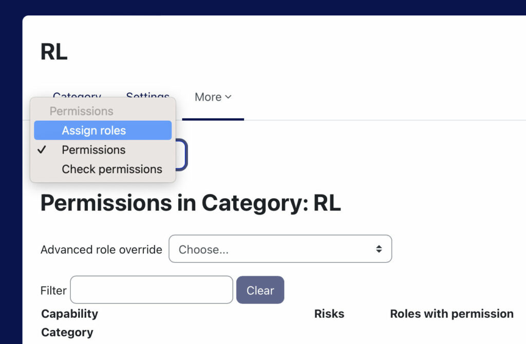 How to Assign Roles in Moodle Category and Sub-Category – XELIUM ...
