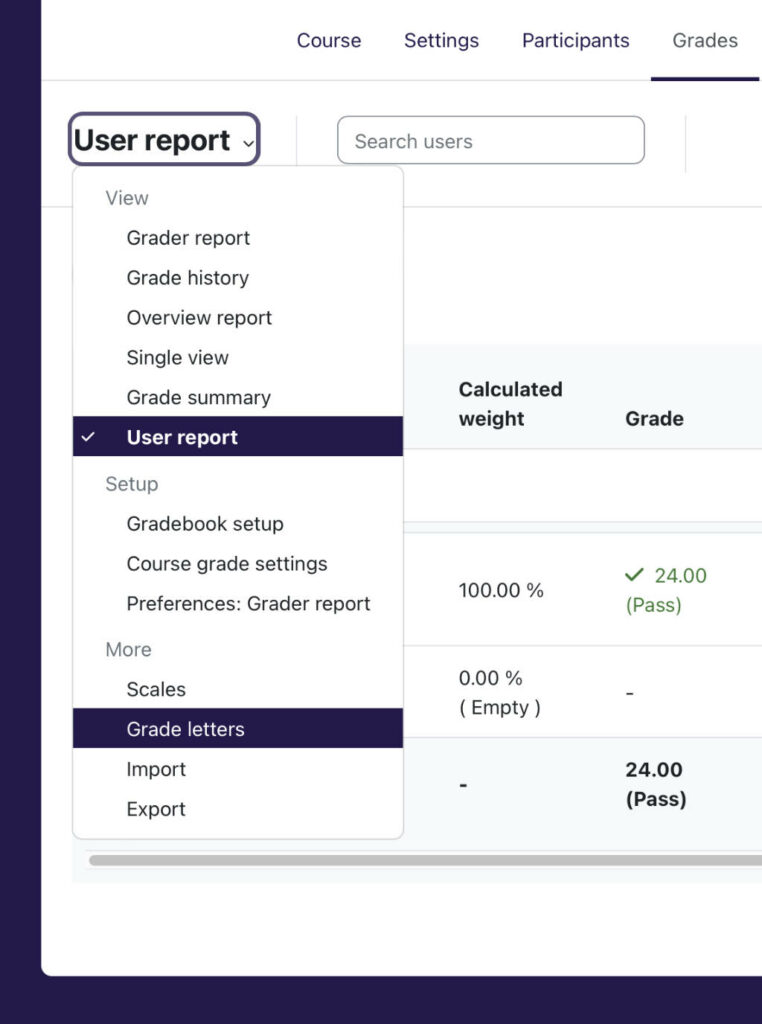 How to Apply Custom Grade Boundaries and Labels (Grade Letters) in Moodle – XELIUM : clarity defined