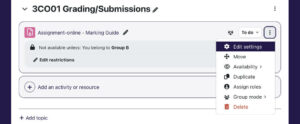 How to use Advanced Grading – Custom Marking Guide (Mark Scheme) for Assignment in Moodle ...